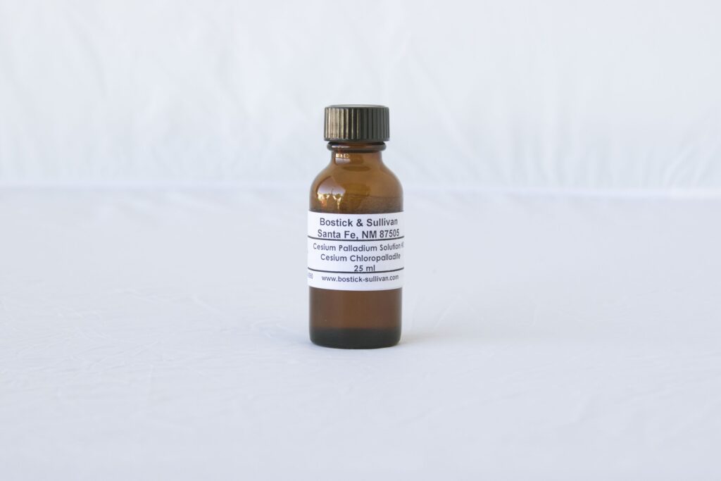 Cesium Palladium Solution #3 - Bostick & Sullivan