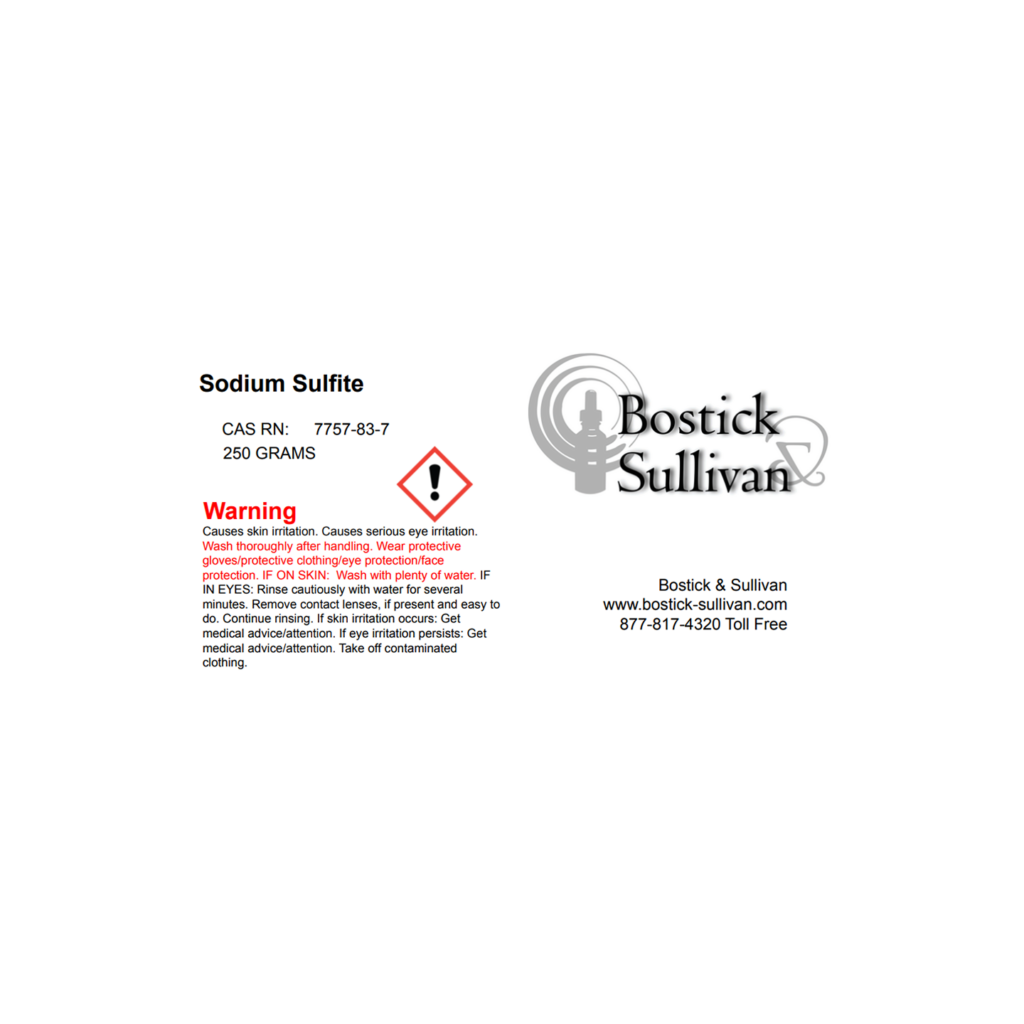 Ferric Oxalate Powder - Bostick & Sullivan