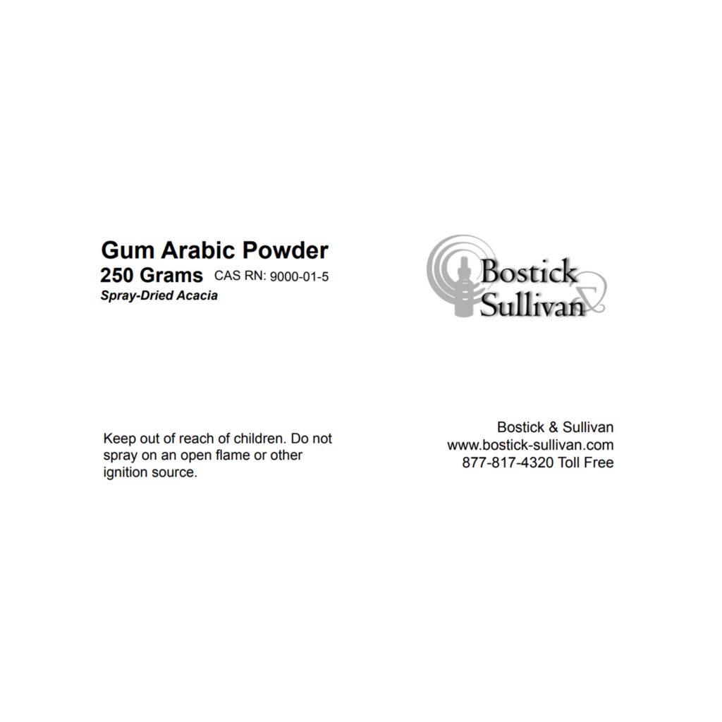 Gum Arabic Powder - Bostick & Sullivan