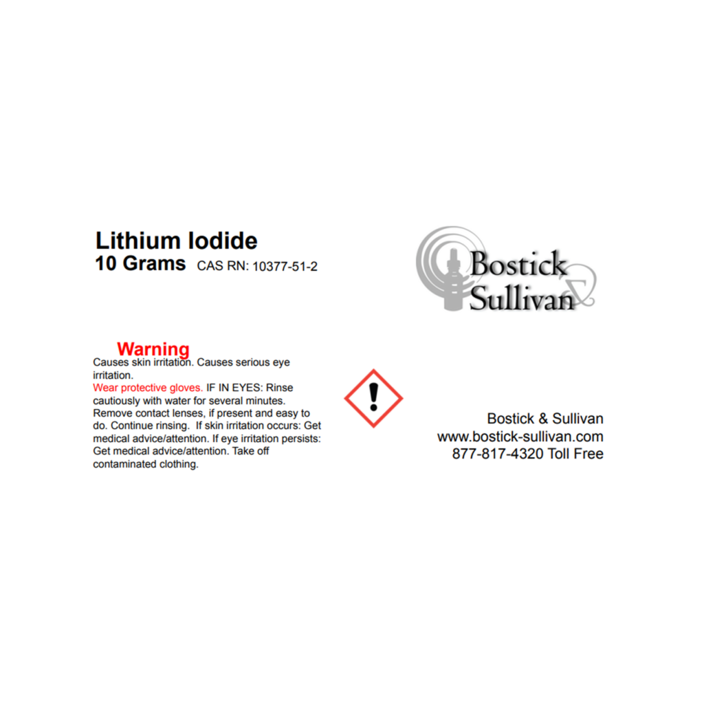 Lithium Iodide - Bostick & Sullivan